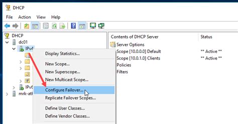 Configure Dhcp Failover On Windows Server 2016 Core With Powershell