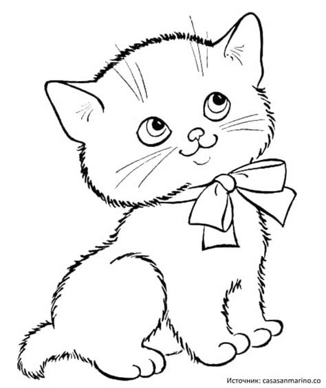 Lindos Dibujos De Gatos Para Colorear Gatito Para Colorear P Ginas