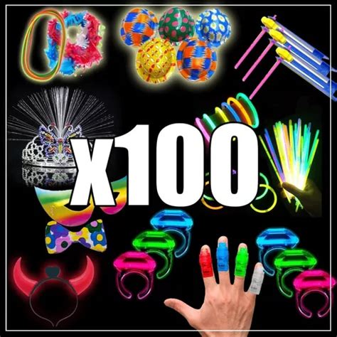 Cotillon Led Carnaval Carioca Luminoso 80 100 Personas Envío gratis