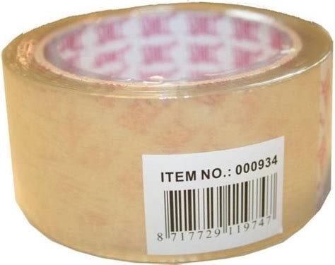 Benson Verpakkingstape Dozentape 66M X 48 Mm Transparant Bol
