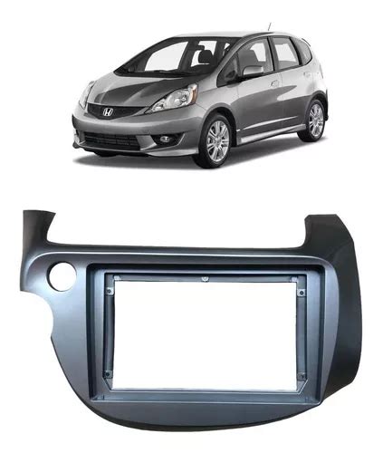 Moldura Painel 9 Polegadas Honda Fit 2009 A 2014 Grafite Parcelamento