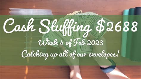 Cash Stuffing Week Of Feb Cash Envelope And Sinking