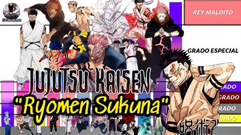 Niveles De Poder De Ryomen Sukuna Jujutsu Kaisen Todos Youtube