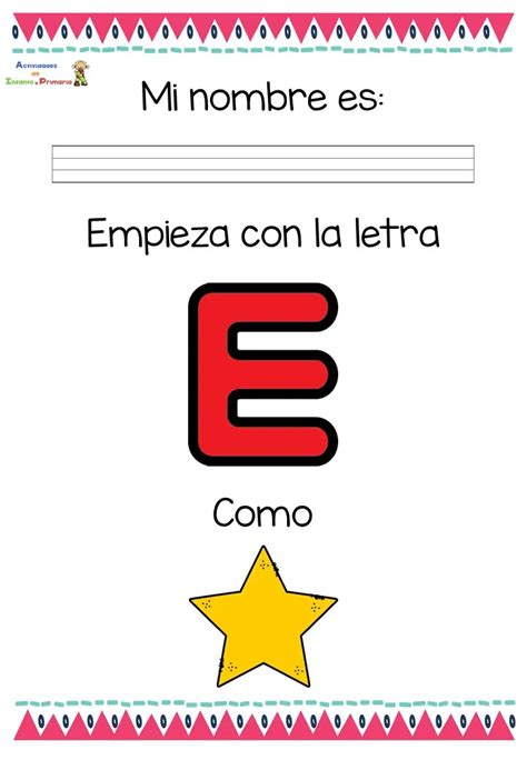 Fichas De Lectoescritura La Letra Inicial De Mi Nombre Digit