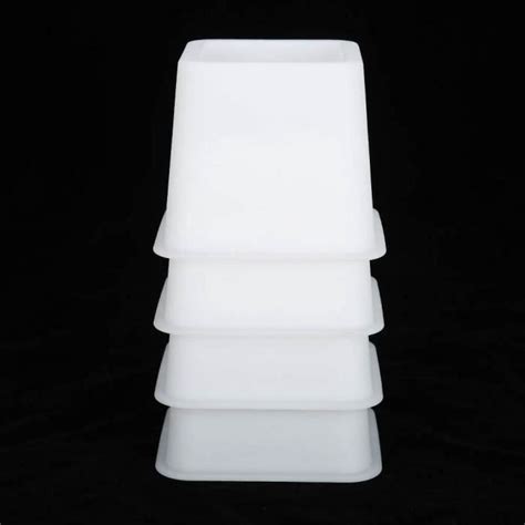 COC Lot de 4Pcs Rehausseur Pieds de lit Élévateur de litPied de