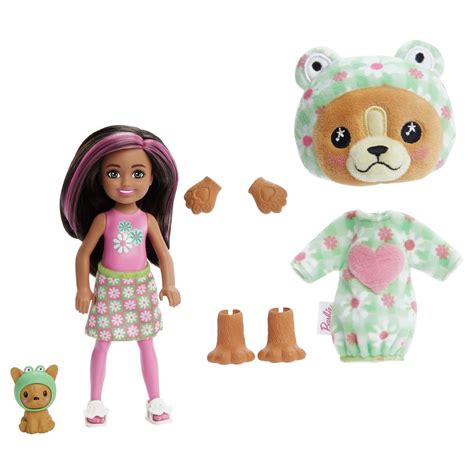 Barbie Cutie Reveal Chelsea Lalka Piesek Żaba Seria KostiuMalezja