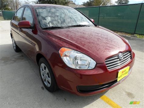Wine Red Hyundai Accent Gls Door Photo Gtcarlot