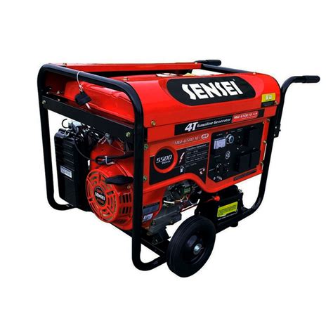 Grupo Electrogeno Generador 5500W 220V Marca Sensei Modelo MGE 6500 A