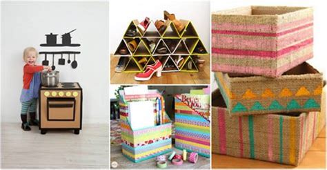 FABULOSAS IDEAS PARA HACER MANUALIDADES CON CAJAS DE CARTÓN Vida