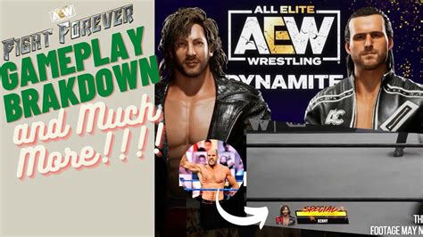 Aew Fight Forever Gameplay Breakdown New Roster Controls Much More