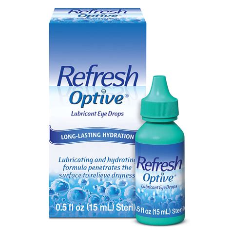 Refresh Optive Lubricant Eye Drops Preserved Tears Ml Walmart