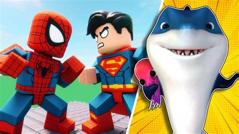 VIRAMOS HEROIS Nesses JOGOS Do ROBLOX YouTube