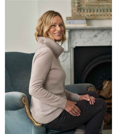 Fawn Pure Cashmere Cowl Neck Sweater Woolovers Us