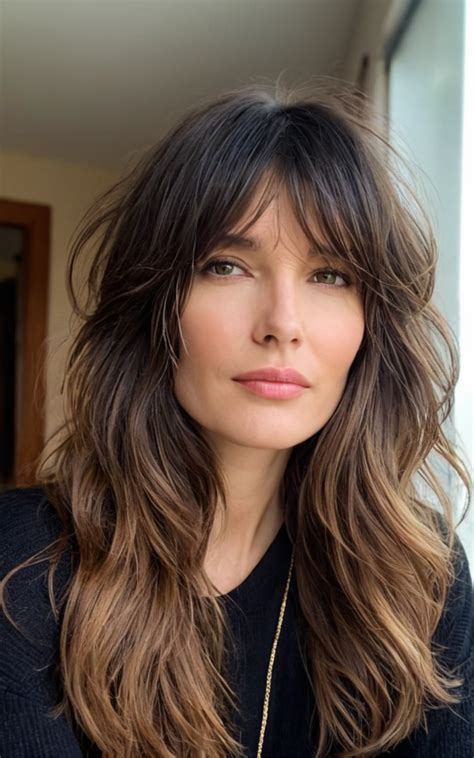 19 Stunning Long Layered Hair With Bangs Best Review