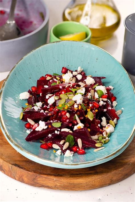 Beet Pomegranate Salad A Healthy Nutritious Combination My Tasty