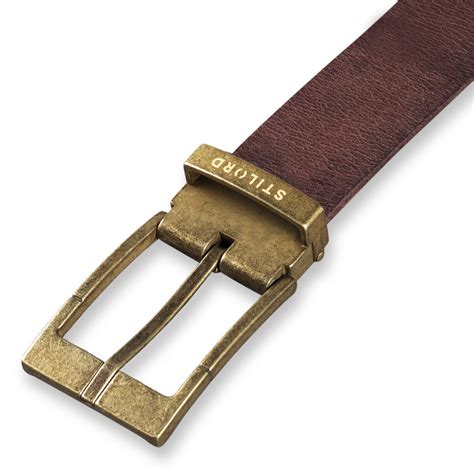 Ledergürtel Herren Braun Universal Kürzbar STILORD
