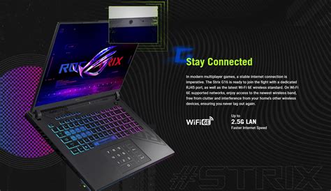 ASUS ROG Strix G16 2023 G614 Gaming Laptop 16 WQXGA 240Hz Display