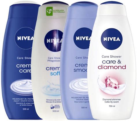 Nivea zestaw żel pod prysznic 4 x 500ml damskie 9496880759 Allegro pl