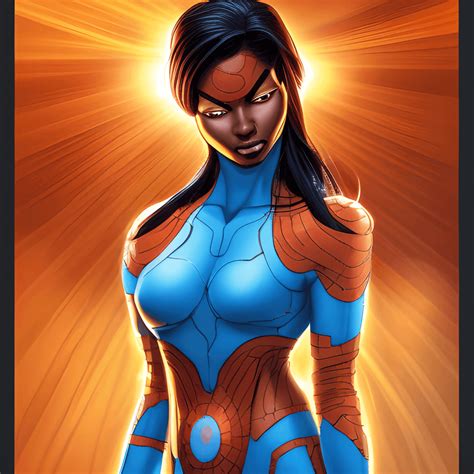 Beautiful Brown Marvel Characters Creative Fabrica
