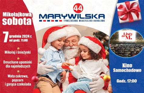 Mikołajkowa Sobota 7 grudnia 2024 Centrum handlowe galeria