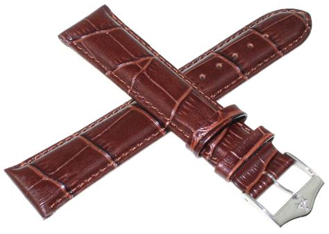 Pasek do zegarka Atlantic 20 mm brązowy ZegaryZegarki pl