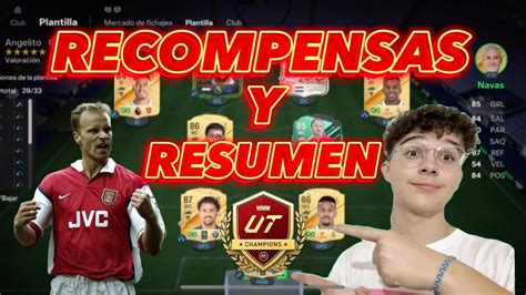 RESUMEN DE FUT CHAMPIONS Y RECOMPENSAS RANGO V EA FC 24 YouTube