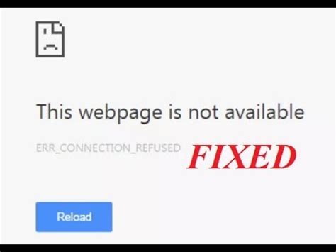 How To Fix Err Connection Refused Error On Chrome Youtube