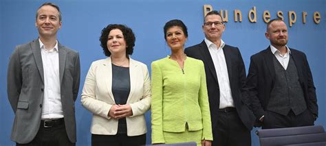 Wagenknecht Bündnis Erster Parteitag Ende Januar geplant tagesschau de