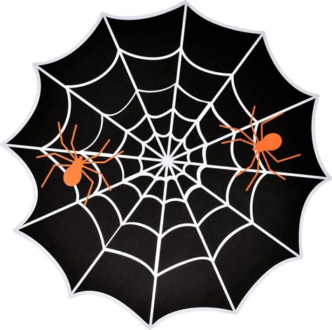 Amazon Pcs Halloween Spider Web Shaped Place Mats Disposable