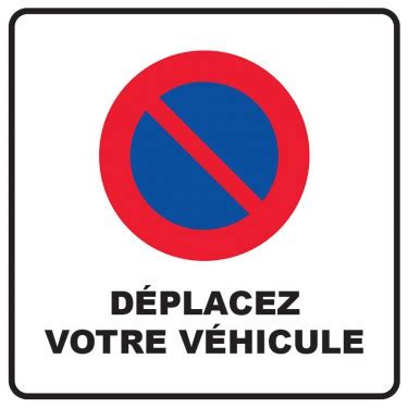 Autocollants dissuasifs Stationnement gênant 4 tailles Signalétique