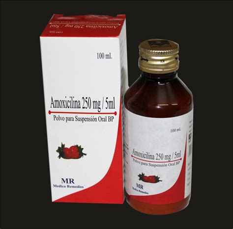 Amoxicillin Oral Suspension 250mg 5ml Dry Syrups Packaging Size