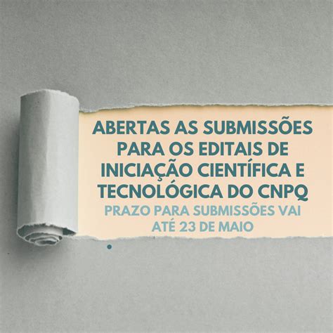Ifsp Campus Capivari Cpi Abertas As Submiss Es Para Os Editais De