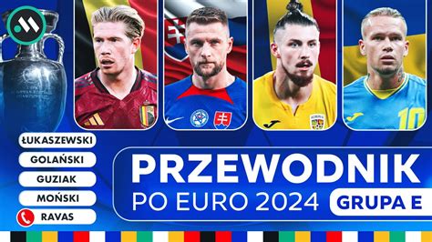 EURO 2024 GRUPA E BELGIA SŁOWACJA RUMUNIA UKRAINA KTO AWANSUJE