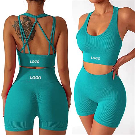 Tiktok Amazon Sexy Fitness Clothing Workout Set Gym Wear For Women 23 Pcs Yoga Outfits