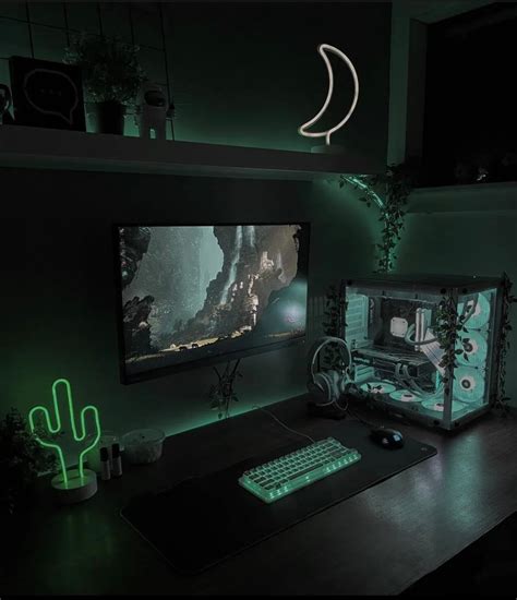 Unique Black And White Gaming Setup Ideas With Accessories In