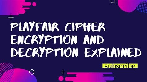 playfair cipher explained playfair encryption decryption what is hot sex picture