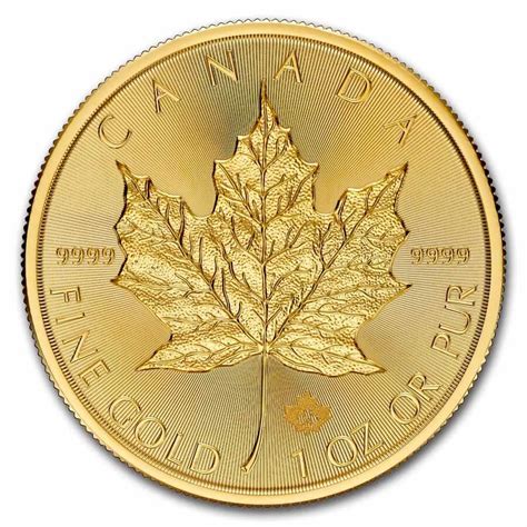 2024 Canada Gold Maple Leaf 1 Oz Gold Coin Scottsdale Mint
