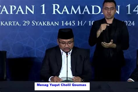 Pemerintah Tetapkan 1 Ramadan 1445 H Jatuh Pada 12 Maret 2024 Pesan