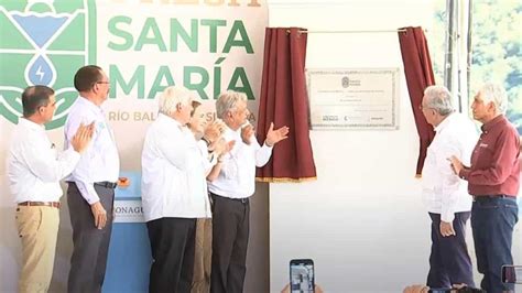 AMLO inaugura la Presa Santa María en sur de Sinaloa la más importante