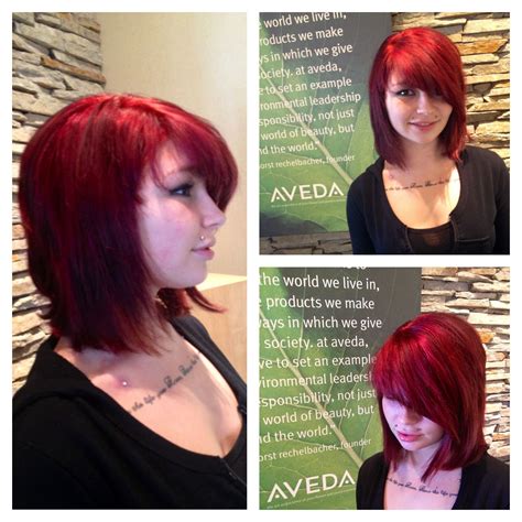 Katie S New Fall Inspired Red By Our Stylist Joe Haircolor Redhair