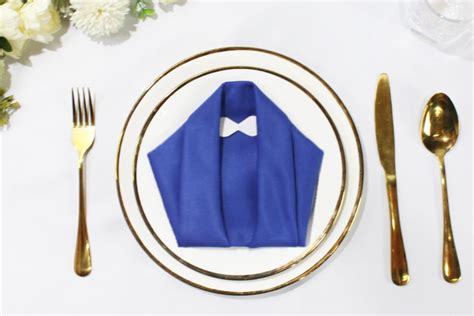 How To Fold A Napkin Into A Tuxedo Storables