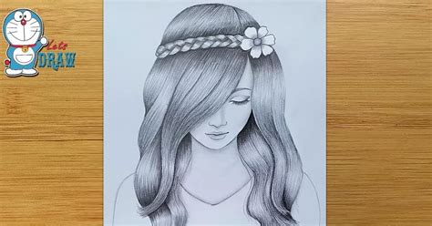 Farjana Drawing Academy How To Draw A Girl Step By Step Pencil Sketch