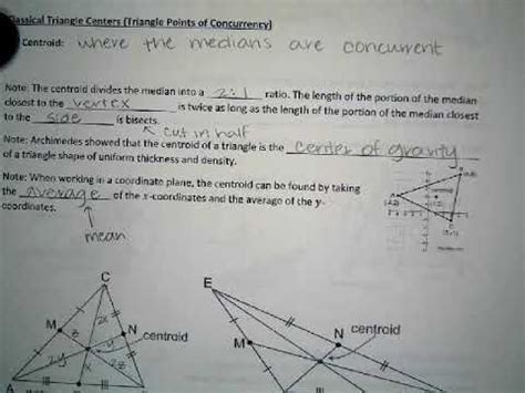 Triangle Points Of Concurrency YouTube