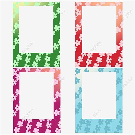 Cute Polaroid Png Transparent Cute Polaroid Flowers Colorful Cute