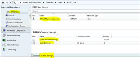Find The List Of Sccm Client Settings Assigned For A Device In