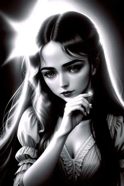Dopamine Girl A Digital Photo Of Lillian Gish Five Slender Fingers