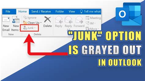 FIX Junk Option Is Grayed Out In Outlook Troubleshooting Steps