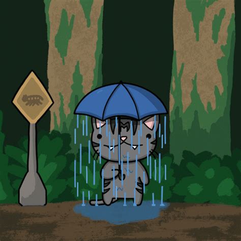 Cute Rain GIFs Find Share On GIPHY Clip Art Library