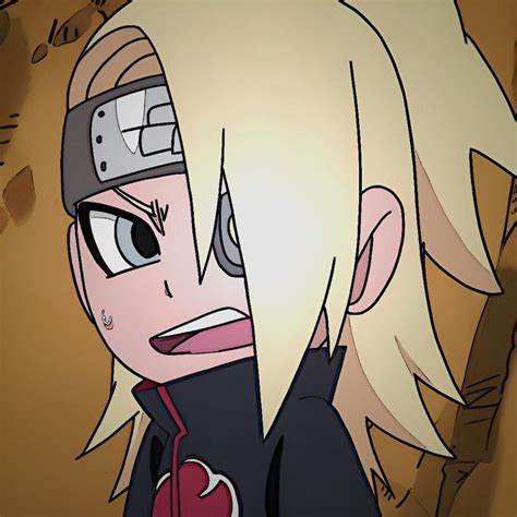 Deidara Chibi Icon Em Anime Anime Engra Ado Engra Ado