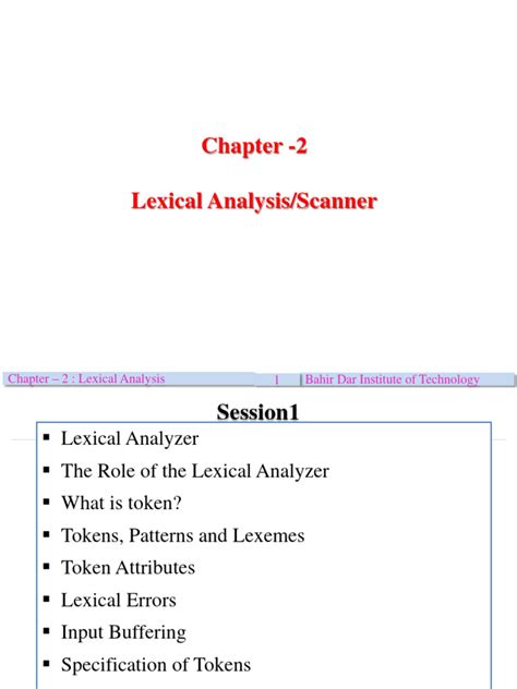 ch2 lexical analysis pdf metalogic implementation